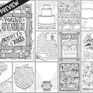 Young Adventurer's Printable Activity Book - D&D With Kids - Digital ...
