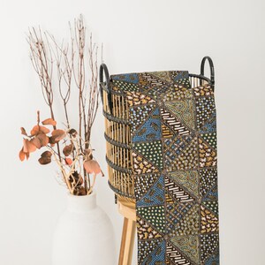 Long Table Runner Batik 108" | Tambal Motif | Naturally Dyed Tree Bark ...