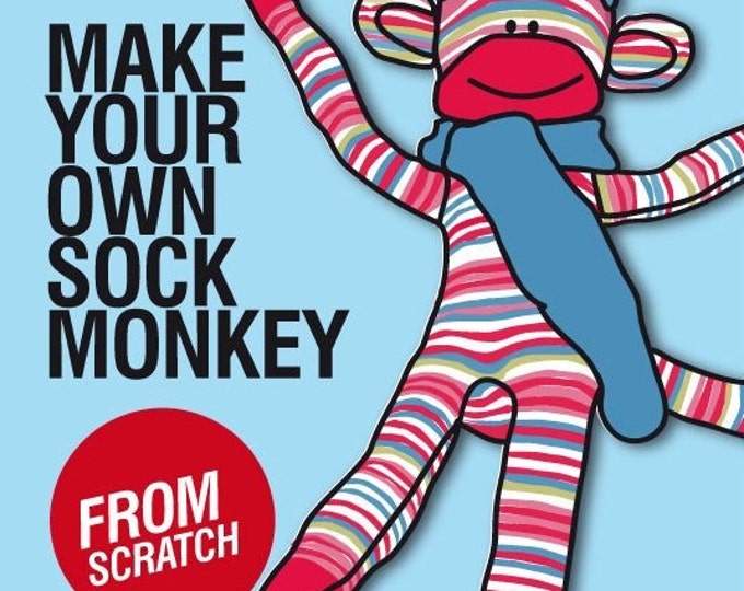 Pattern Printable PDF Pattern Sock Monkey - Etsy