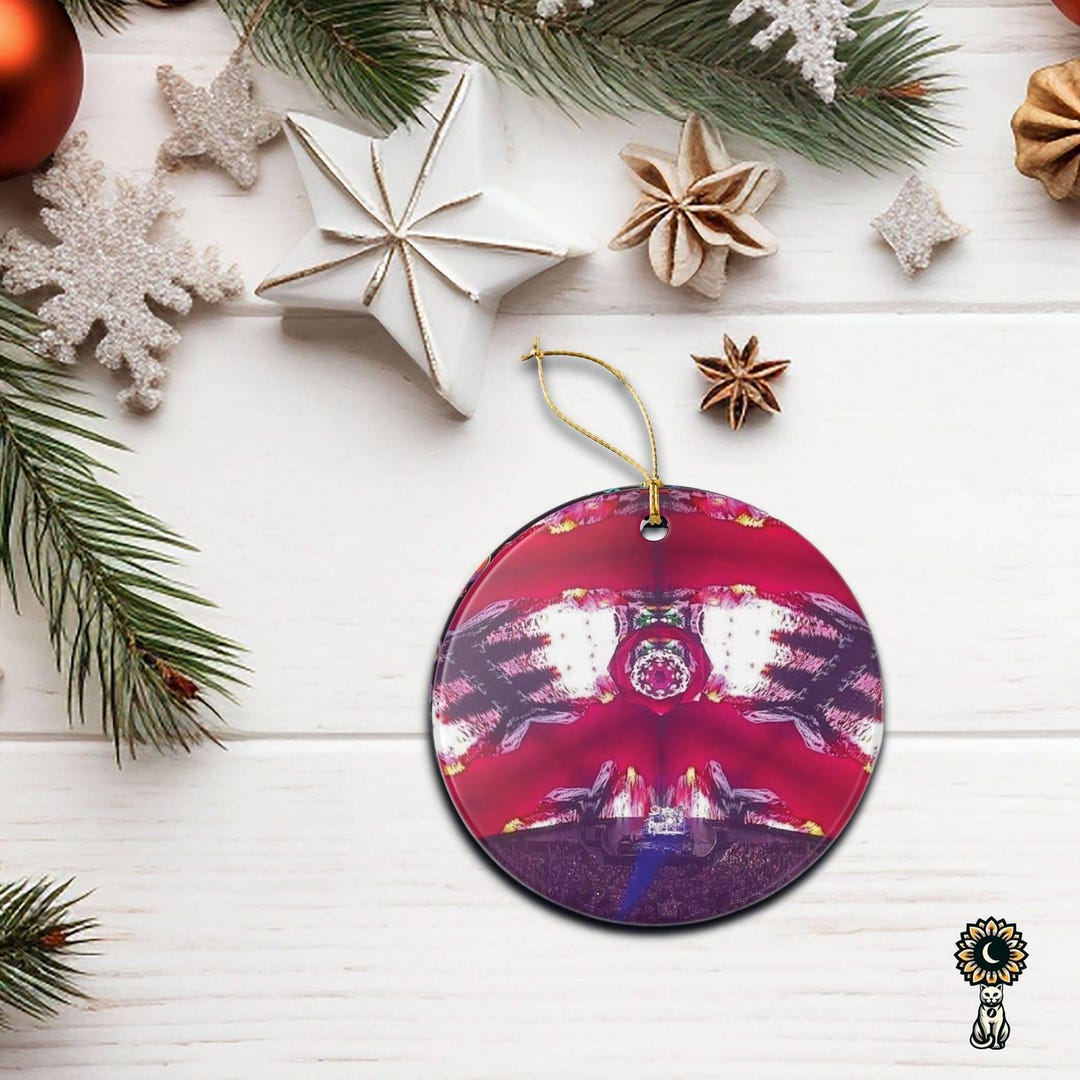 Psychedelic Ornament, Image From Dead & Company Sphere Shows, Christmas ...