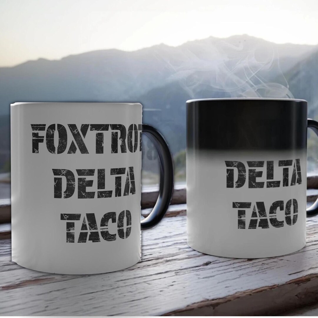 Foxtrot Delta Taco 8647 Anti-trump Color Morphing Mug, 11oz, Trump ...