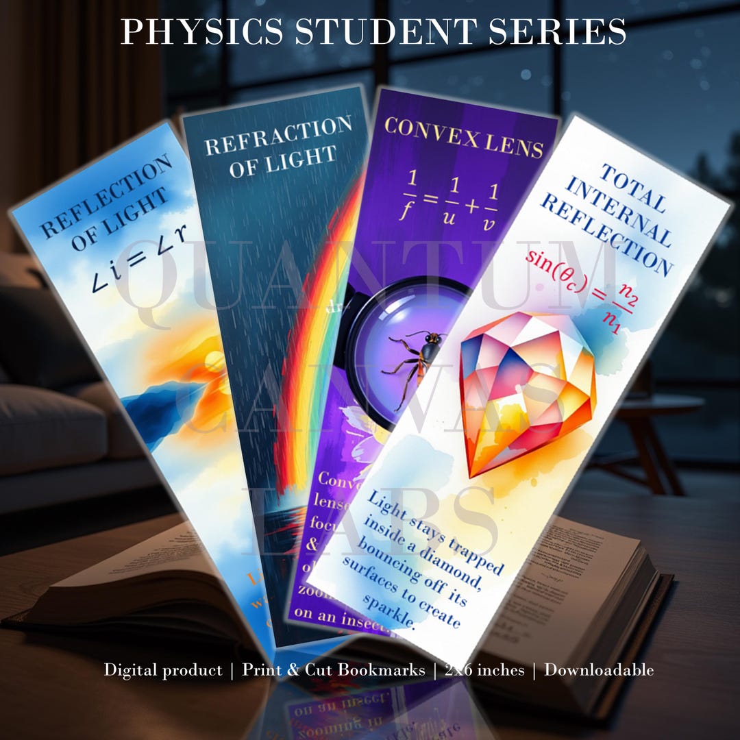Physics Gifts, Science Bookmarks, Physics Classroom, Fancy Bookmark ...