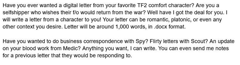 TF2 Custom Character Letter (digital) - Etsy