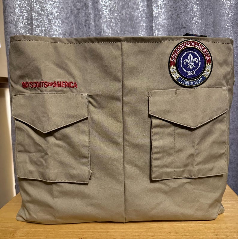 Boy Scouts of America Wood Badge Themed Tote Bag Handmade From Old ...