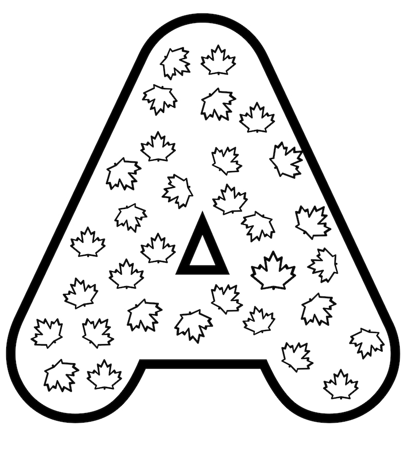 Pack - Cozy Colouring Alphabet Stickers (34 Letters and Symbols) - Etsy