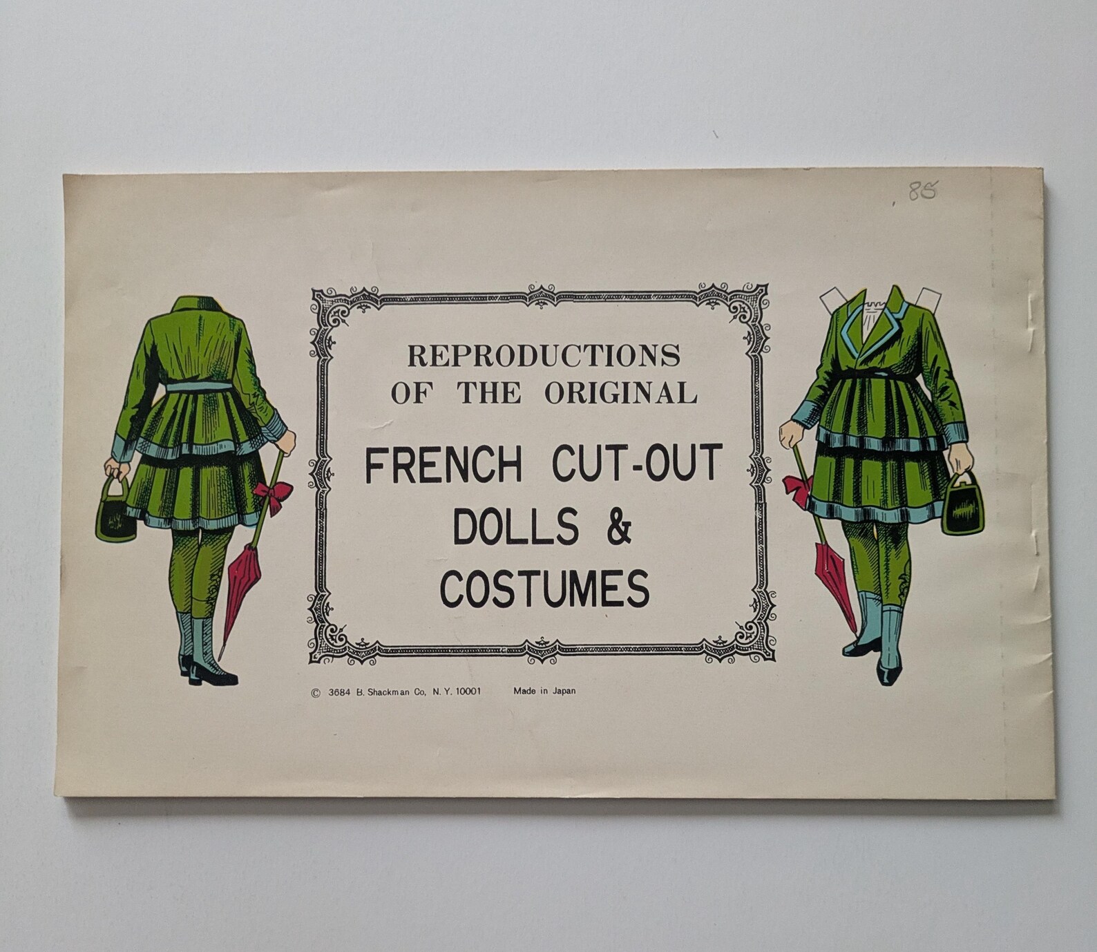 French Cut-out Dolls & Costumes, Shackman Paper Dolls - Etsy