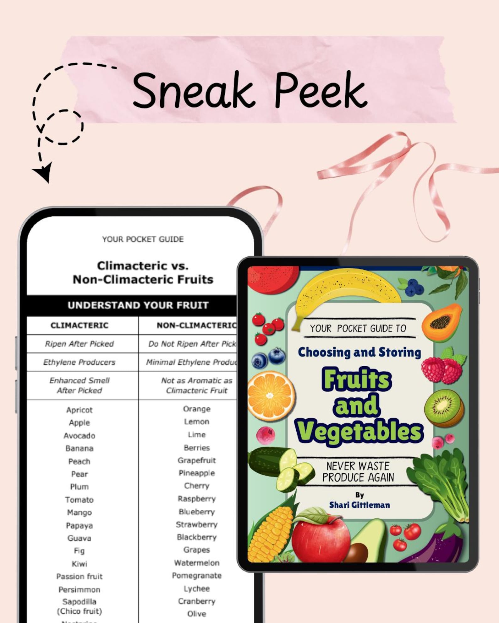 Produce Storage Guide – Fruit Vegetable Buying Tips (digital Bundle ...