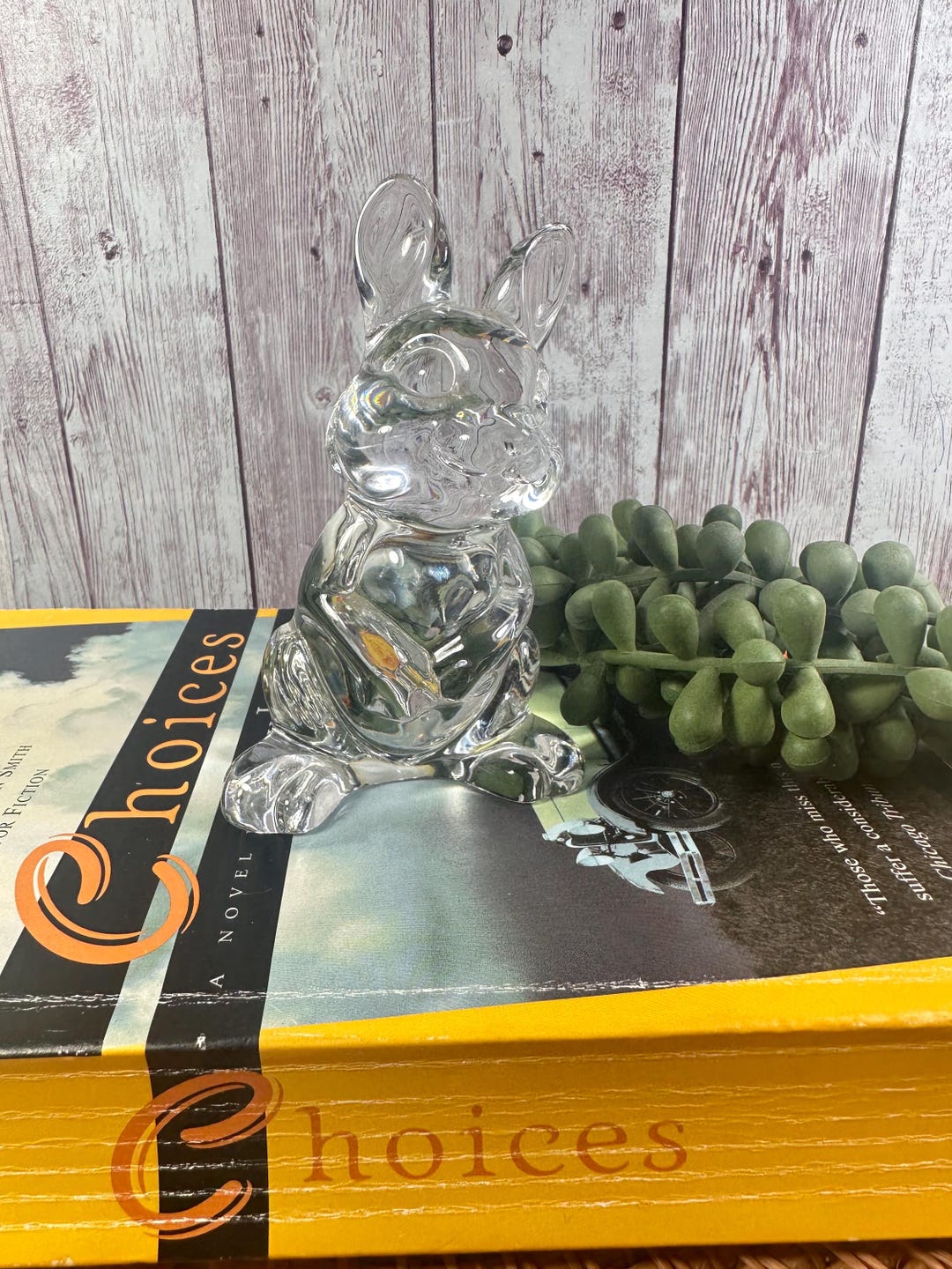 Princess House Pets 24% Lead Crystal Rabbit Paperweight Figurine Made ...