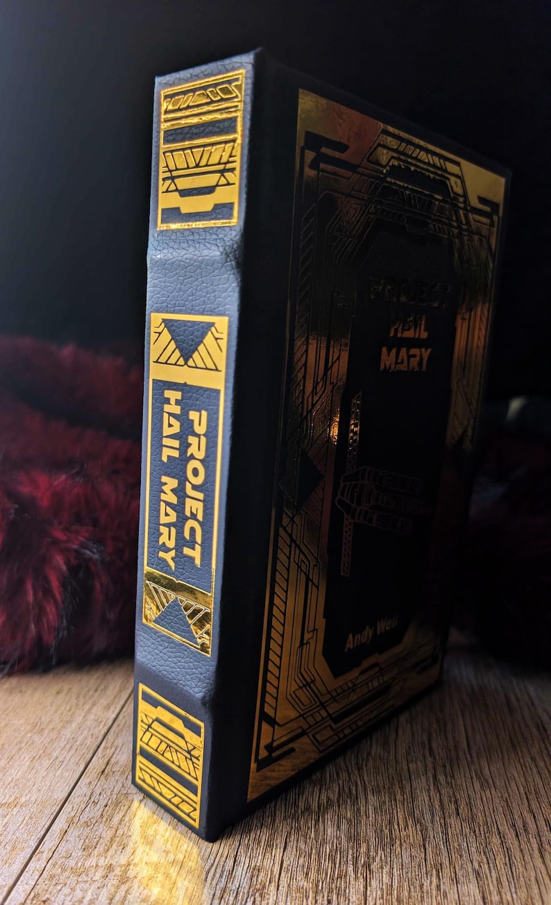 Project Hail Mary – Sprayed Edges | Custom Rebound Hardcover | Handmade ...