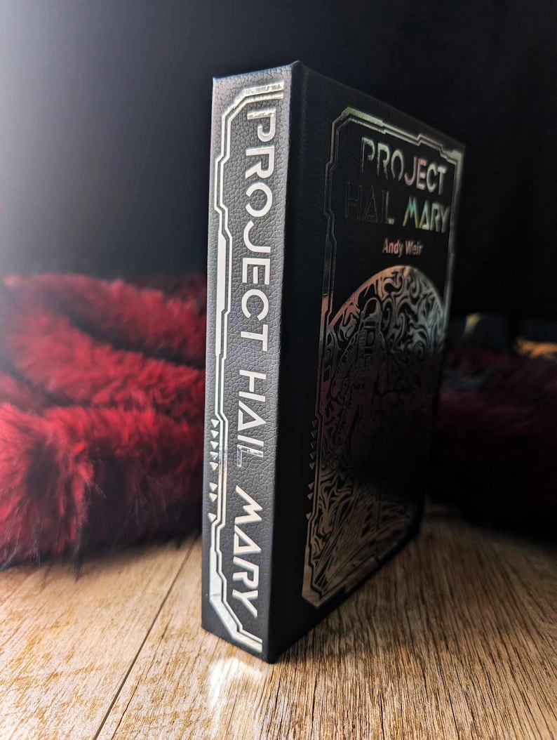 Project Hail Mary – Sprayed Edges | Custom Rebound Hardcover | Handmade ...