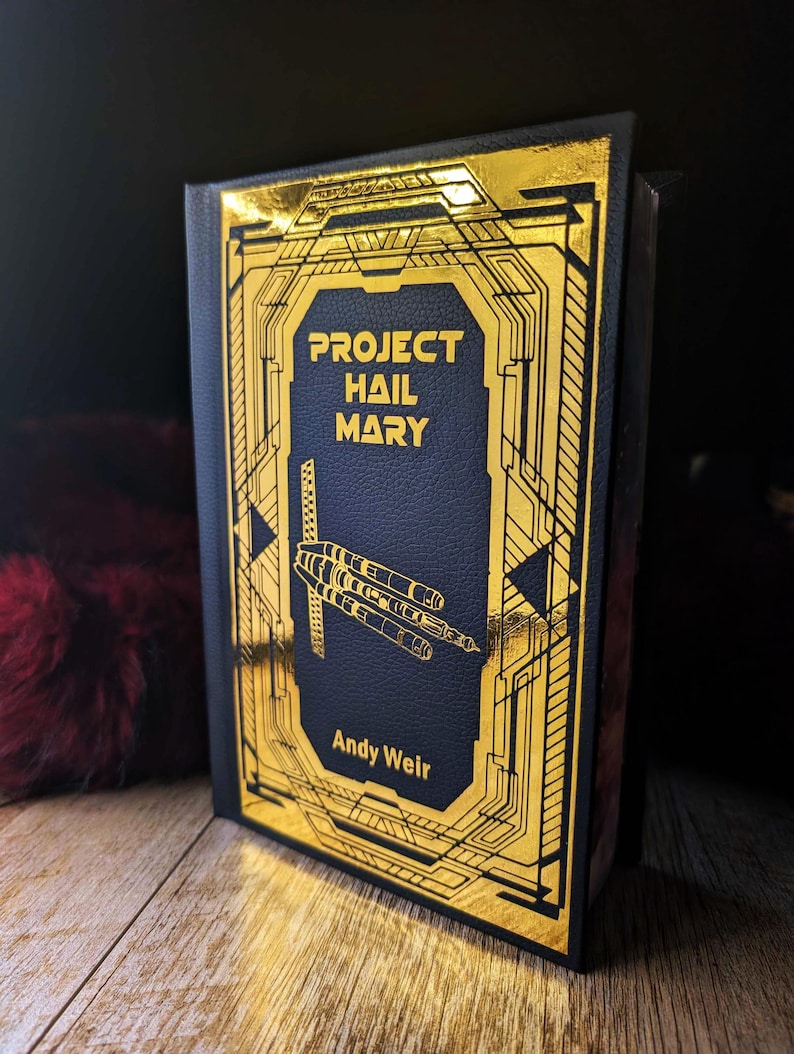 Project Hail Mary – Sprayed Edges | Custom Rebound Hardcover | Handmade ...
