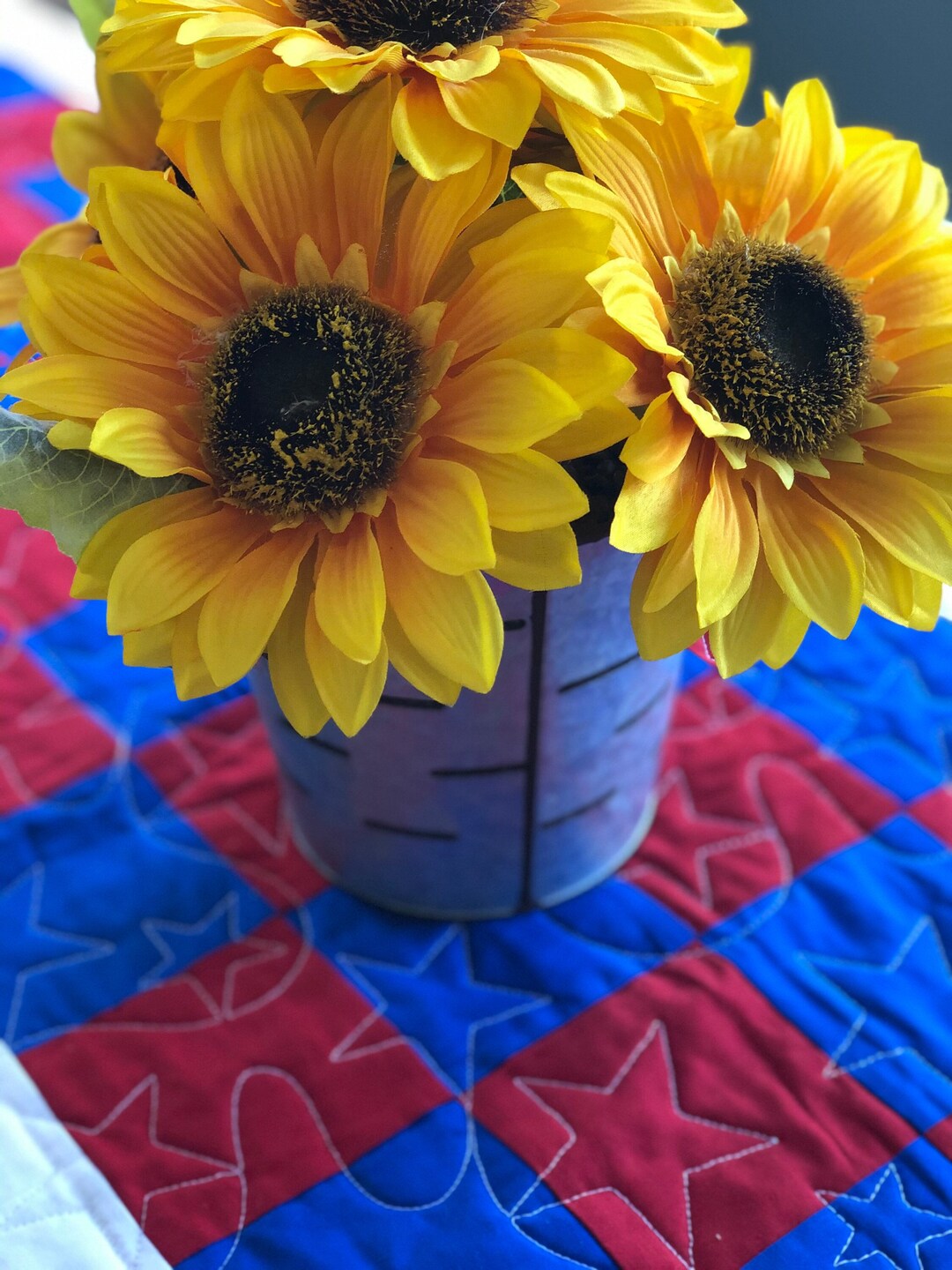 Patriotic Table Runner - Etsy