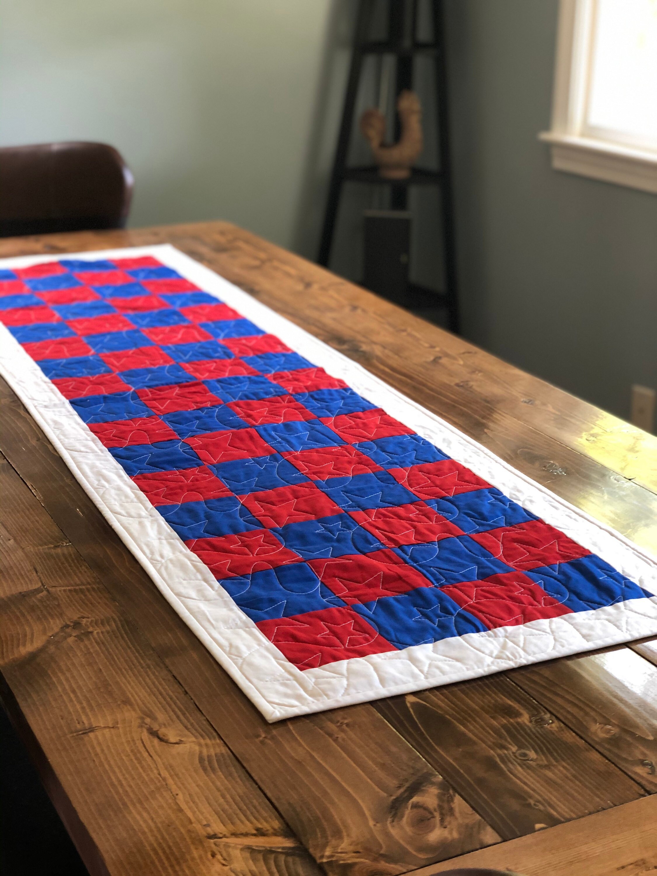 Patriotic Table Runner - Etsy