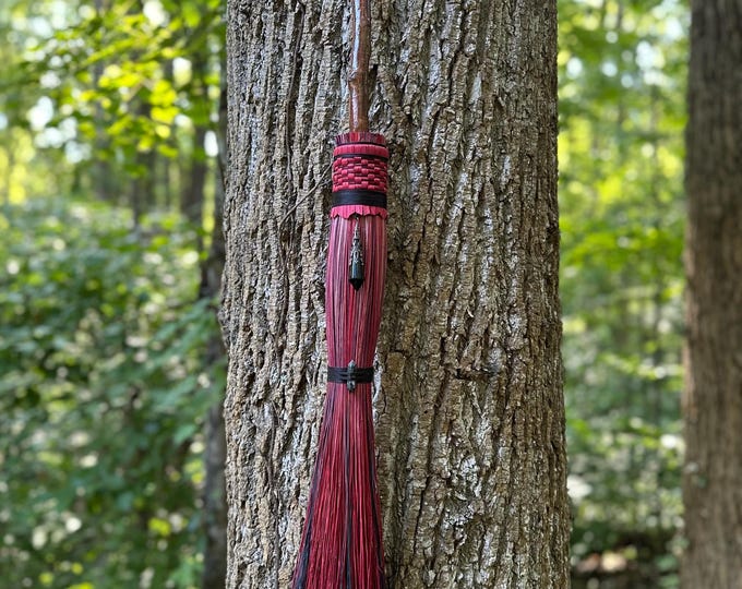 Broom With Black Obsidian Drop - Etsy