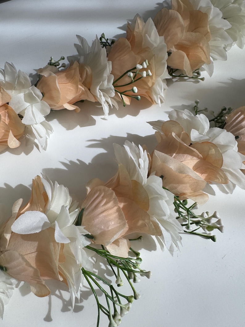 Artificial Rose Flower Haar / Garlands / Varmala / Faux / Mala / Mendhi ...