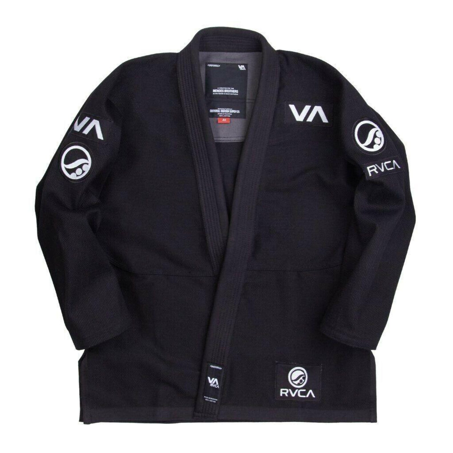RVCA V2 Batch #60 Fighter Rank BJJ Gi Jiu-jitsu Shoyoroll Gi Black ...