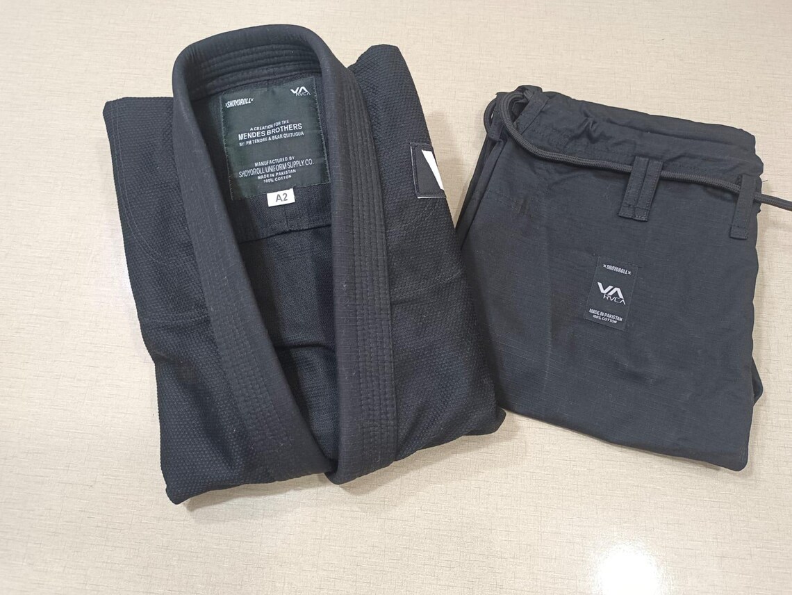 RVCA V2 Batch #60 Fighter Rank BJJ Gi Jiu-jitsu Shoyoroll Gi Black ...