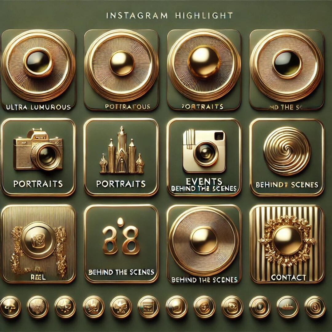 Instagram Logos & Highlight Icons | Stylish Social Media Templates - Etsy