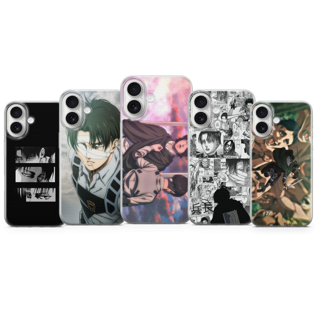 Levi Ackerman Phone Case Attack on Titan Anime Manga Cover for iPhone ...
