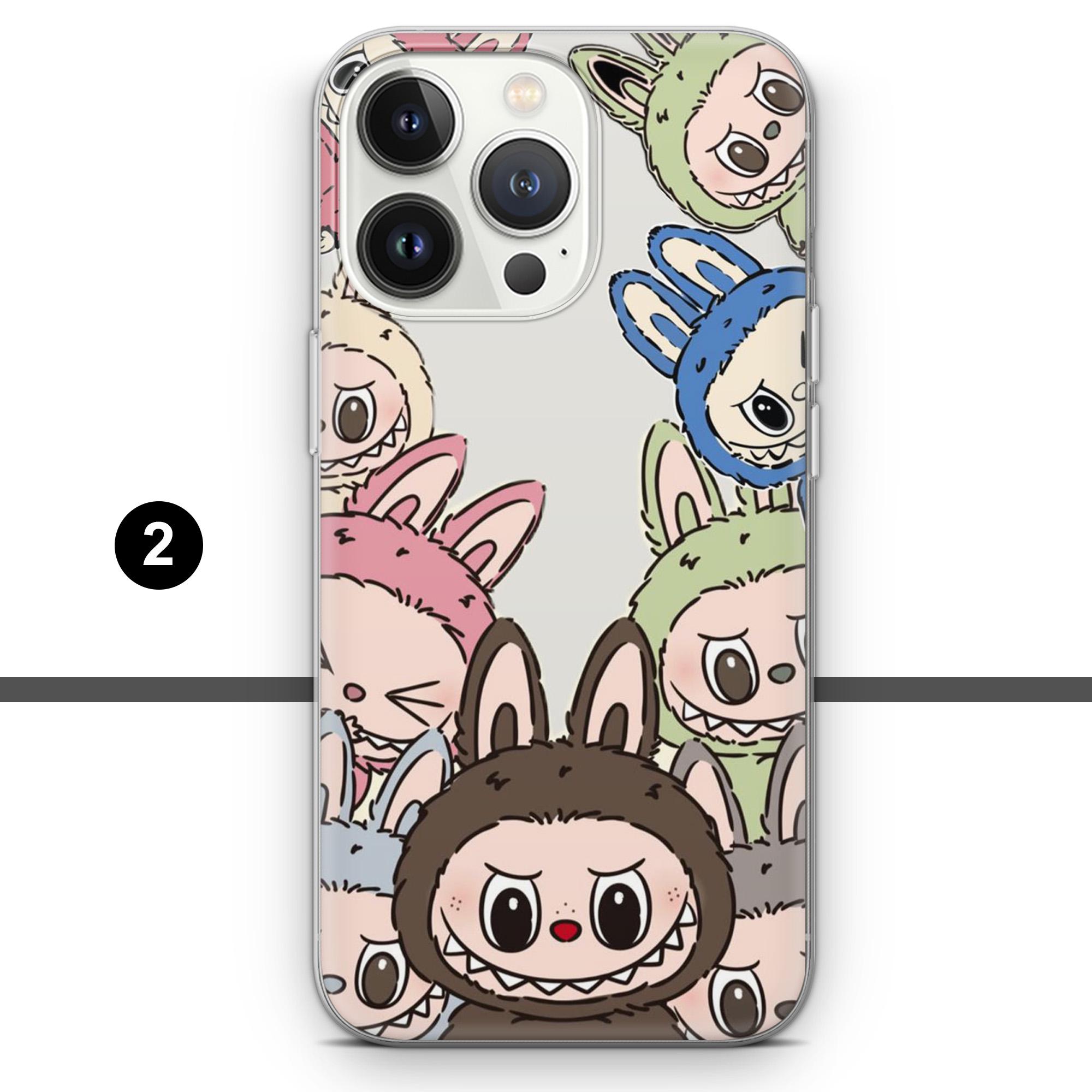 Labubu Phone Case Bunny Monsters Cover for iPhone 17, 16, 15, 14, 13 ...