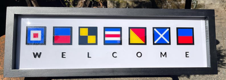 Nautical Welcome Sign - Etsy