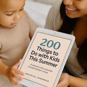 200 Fun Summer Activities for Kids | Printable Checklist Ebook | Screen ...