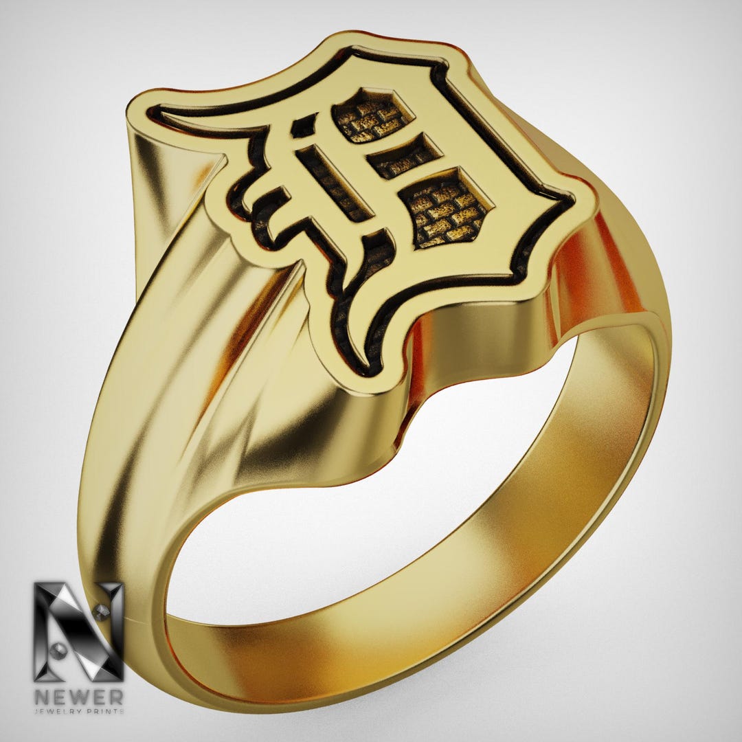 Detroit Tigers Ring STL File - 3D Printed Baseball Fan Jewelry - Etsy