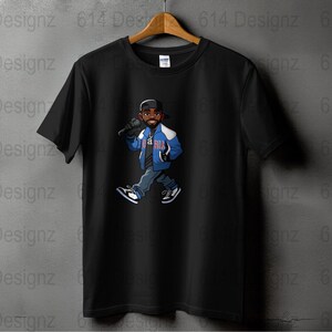 K-dot, Hip Hop Cartoon Character Illustration, Rapper Art Digital ...