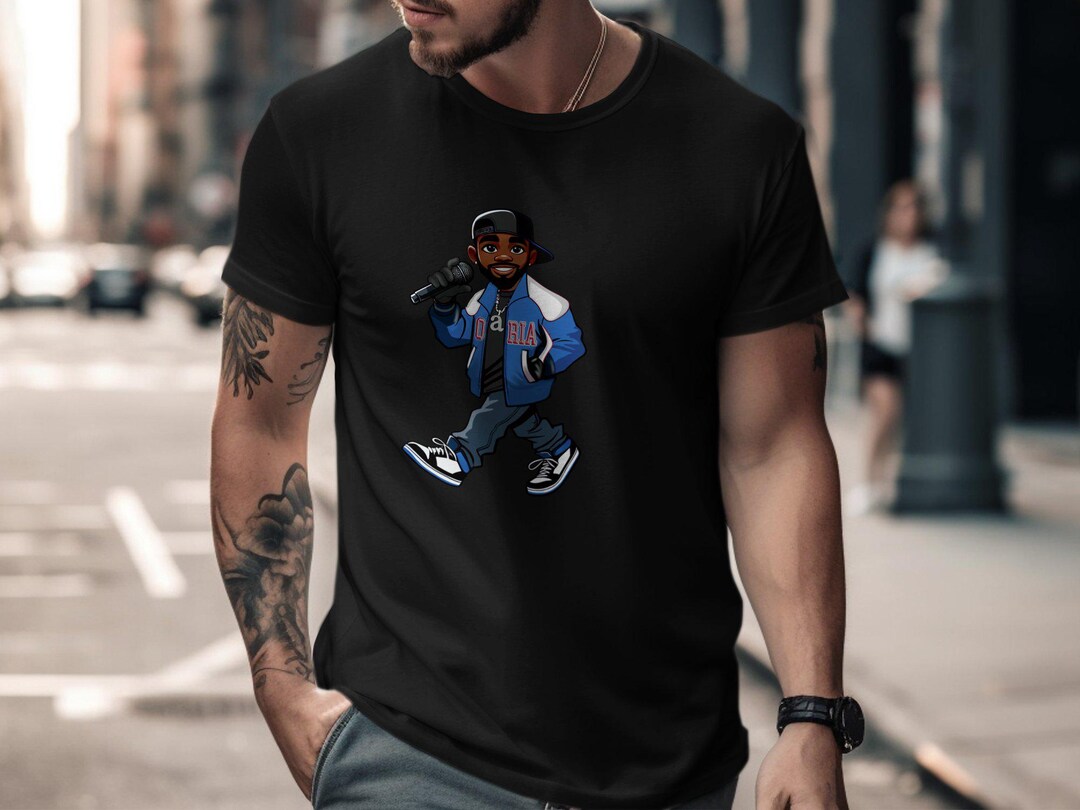 K-dot, Hip Hop Cartoon Character Illustration, Rapper Art Digital ...