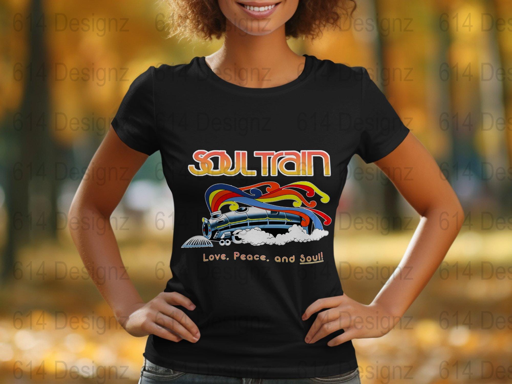 Soul Train T-shirt, Digital Download, Retro Train Design, Love Peace ...