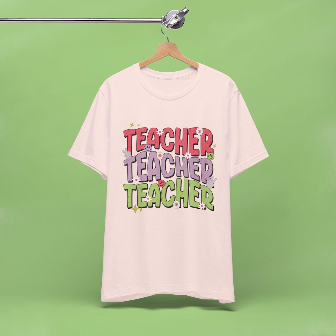Teacher Appreciation Short Sleeve Tee, Cute Teacher T-shirt, Gift for ...