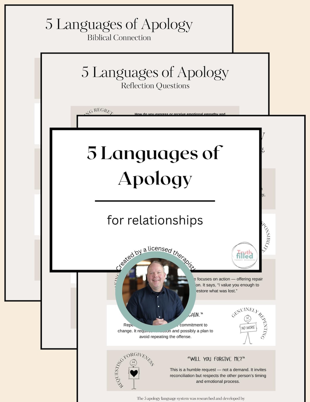 Five Languages of Apology - Etsy