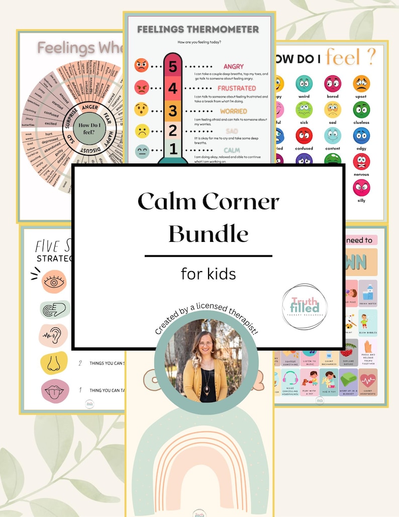 Calm Corner Posters for Kids - Etsy
