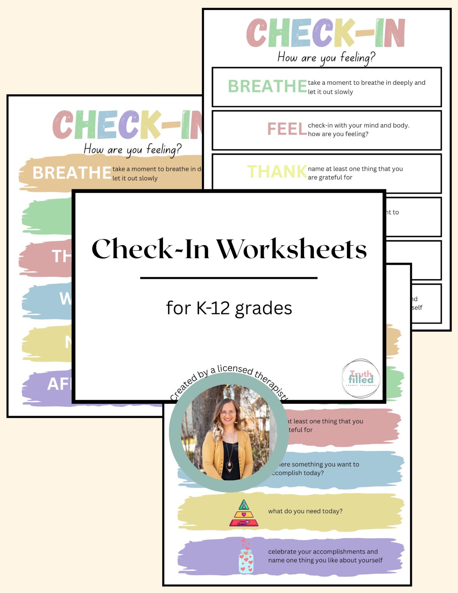 Social-emotional Check-in Sheet K-12th Grade - Etsy