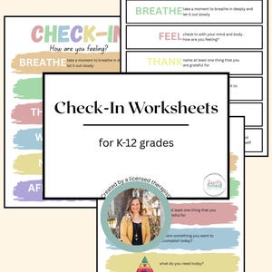 Social-emotional Check-in Sheet K-12th Grade - Etsy