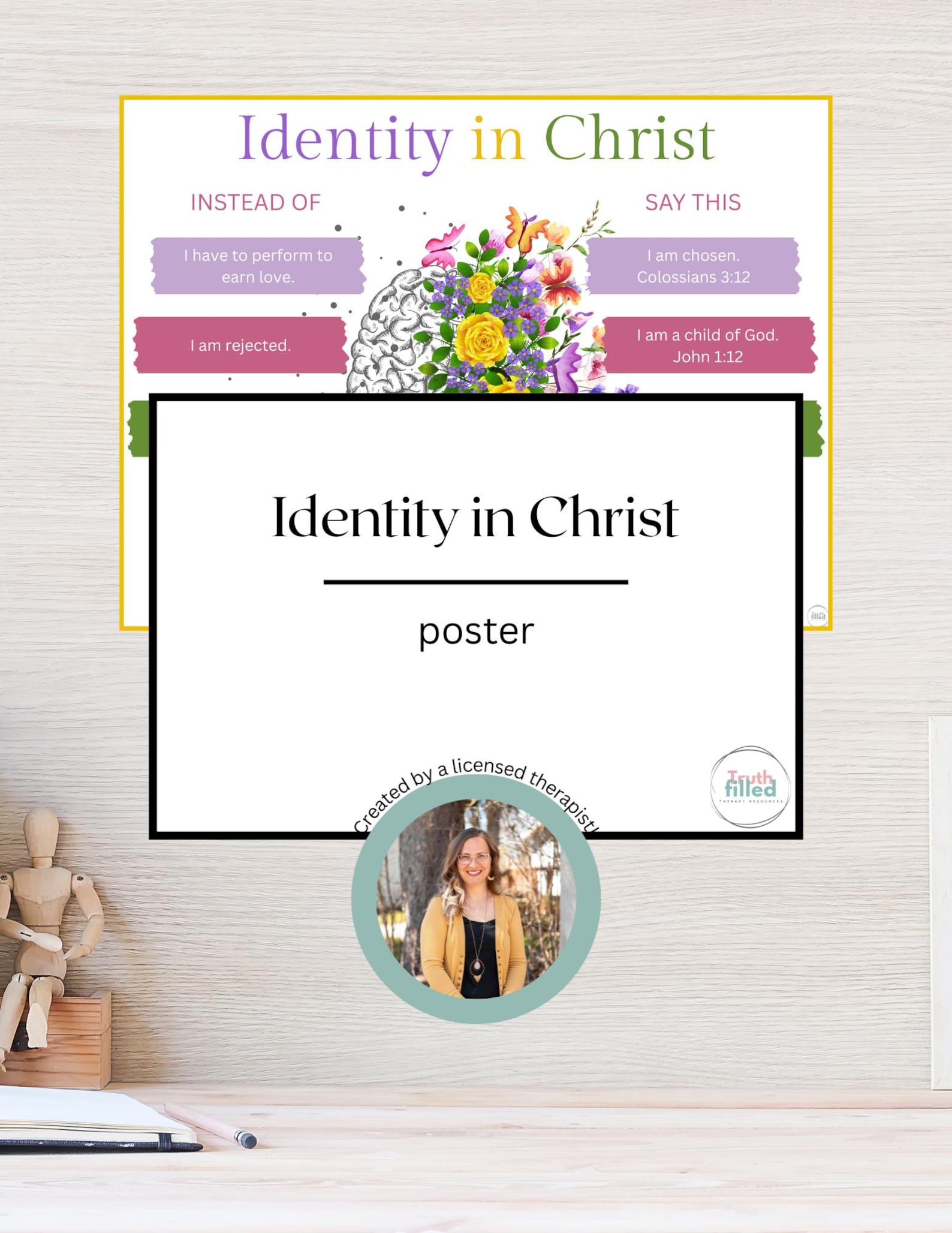 Identity in Christ Poster - Etsy