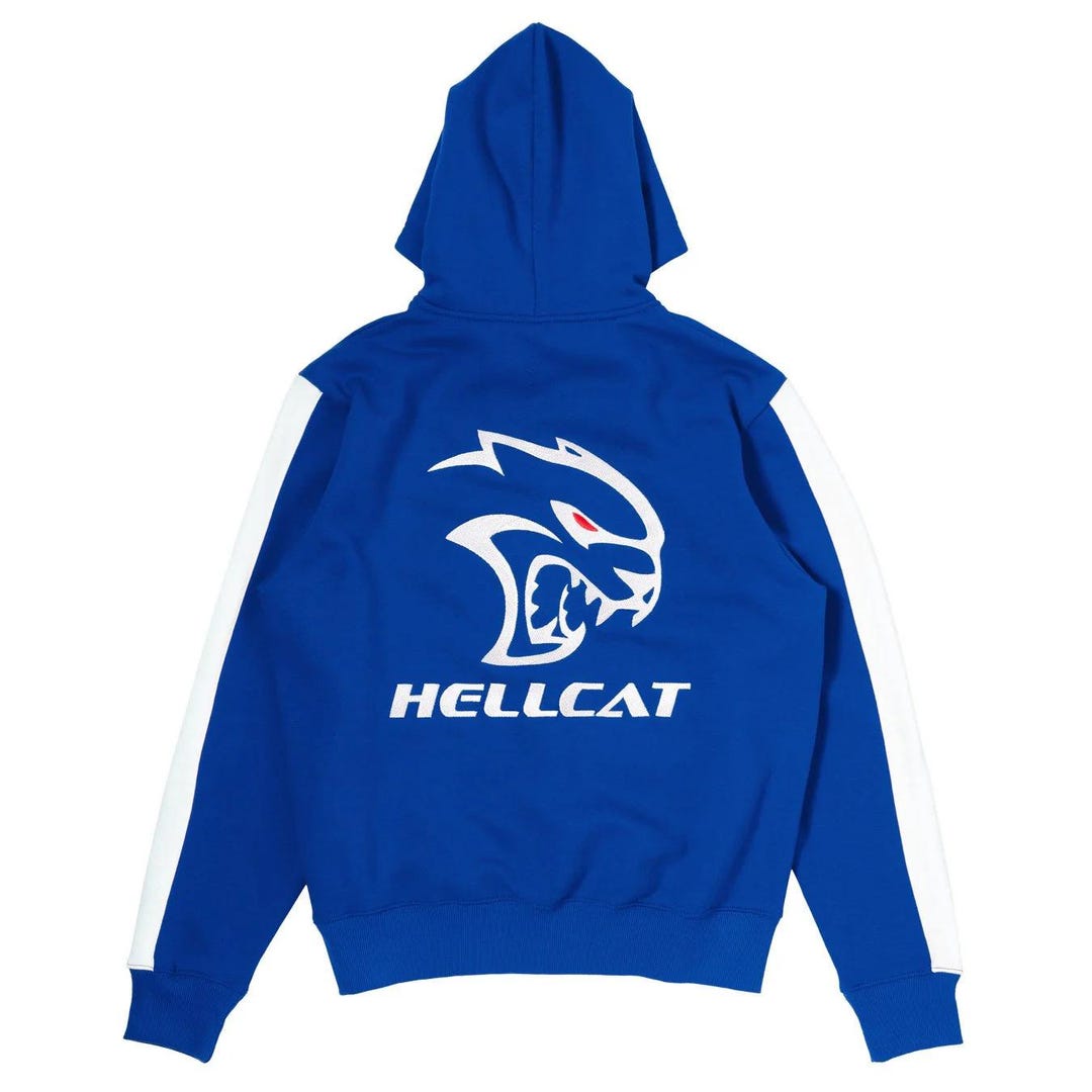 Dodge Hellcat Hoodie Blue - Etsy