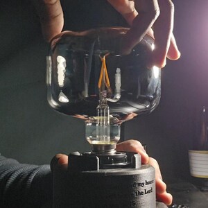 Rustic Modern Lamp – 3d-printed PETG Carbon Fiber Edison Bulb Accent ...