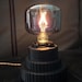 Rustic Modern Lamp – 3d-printed PETG Carbon Fiber Edison Bulb Accent ...