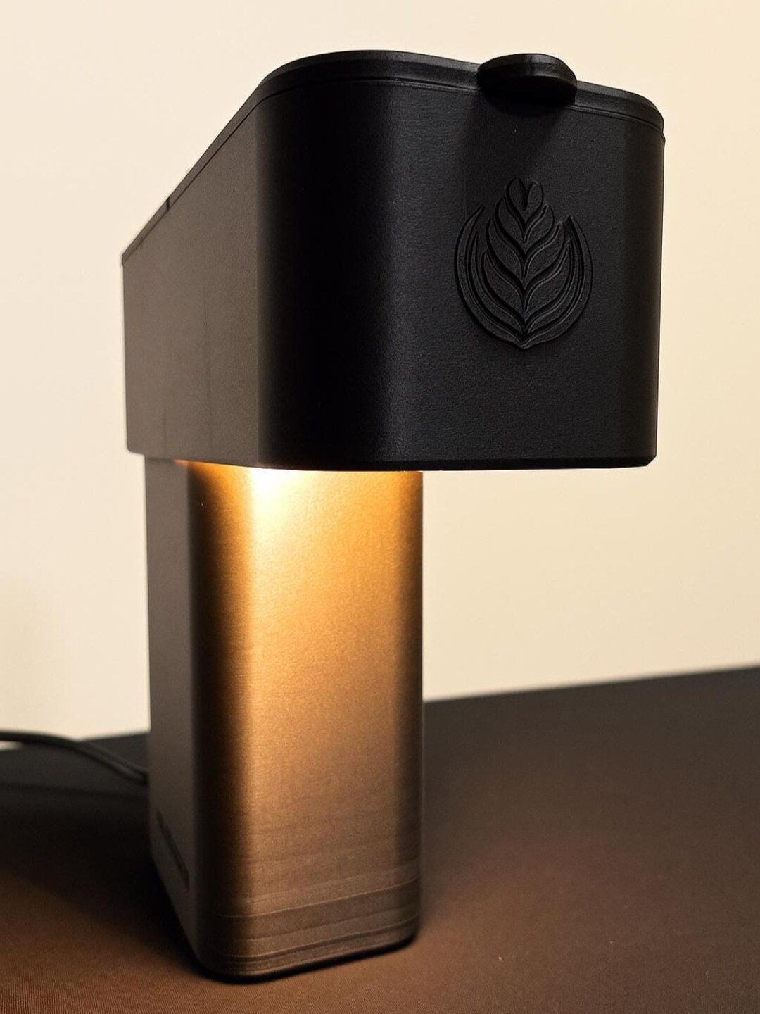 Minimalist Espresso Lamp – 3d-printed PETG Carbon Fiber Ambient Table ...