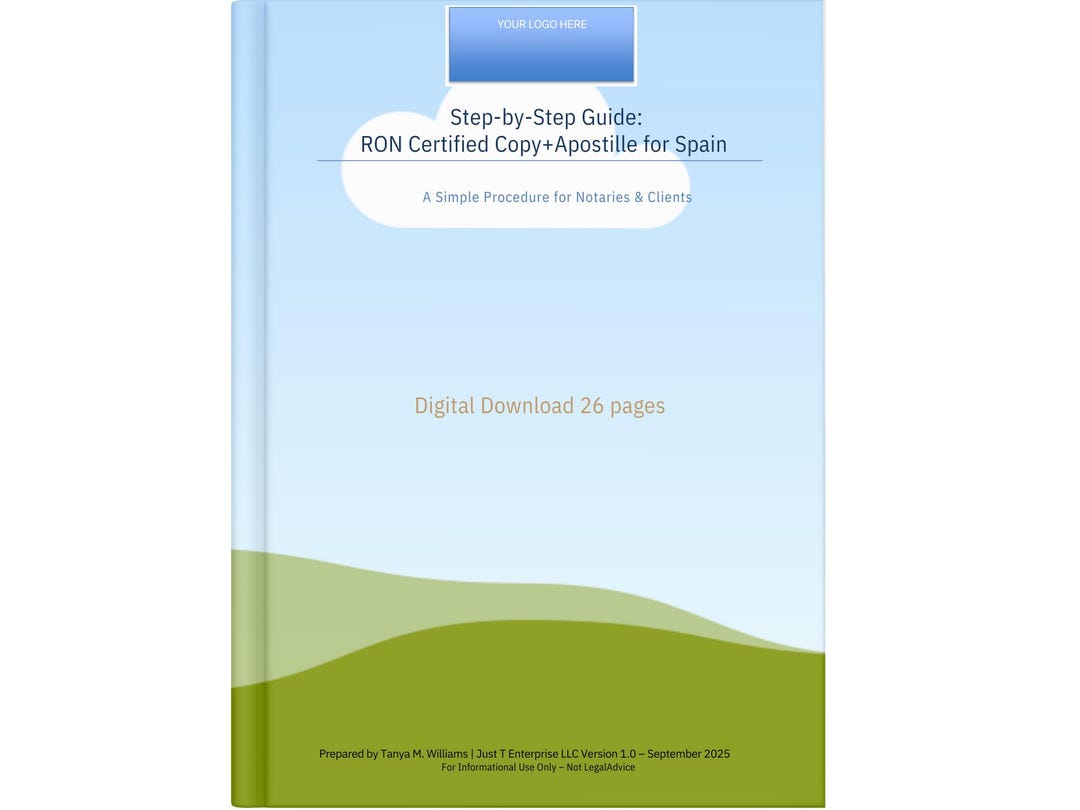 Step-by-step Guide: RON Certified Copy + Apostille + Spain Translation ...