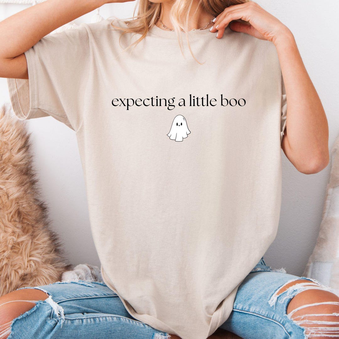 Expecting a Little Boo Halloween Pregnancy Announcement PNG SVG, Cute ...