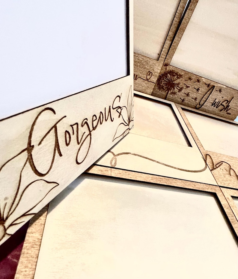 Wooden Picture Frames; Friendship Gifts - Etsy