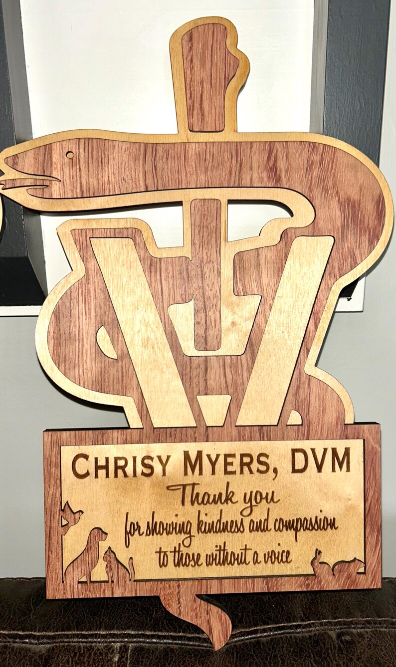 Customized Medical Appreciation Plaque; Veterinarians; Medical Doctors ...
