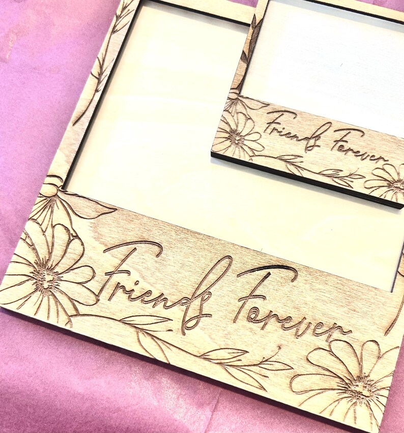 Wooden Picture Frames; Friendship Gifts - Etsy