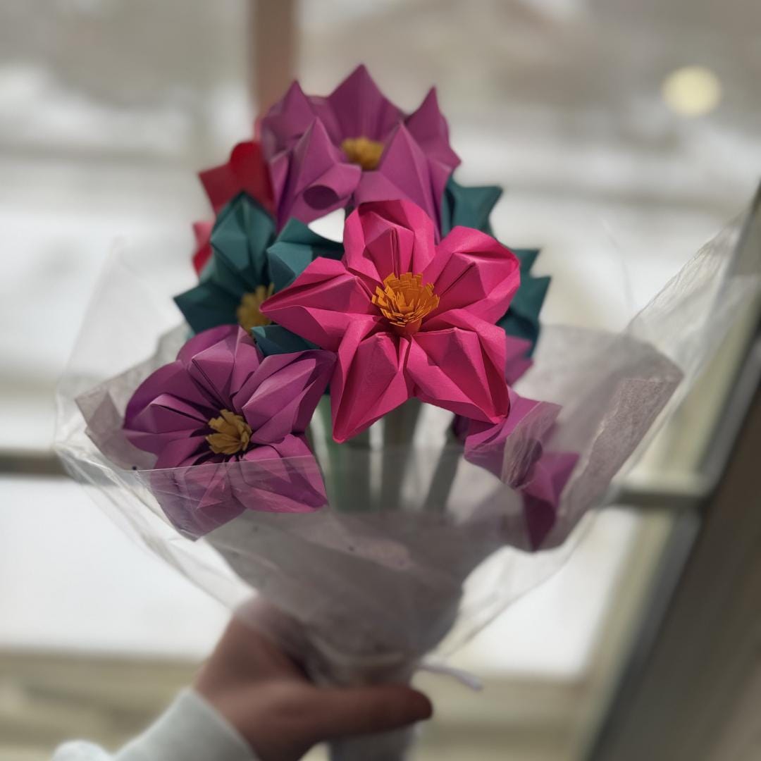 Cotton Candy Bouquet~paper Flowers Bouquet - Etsy