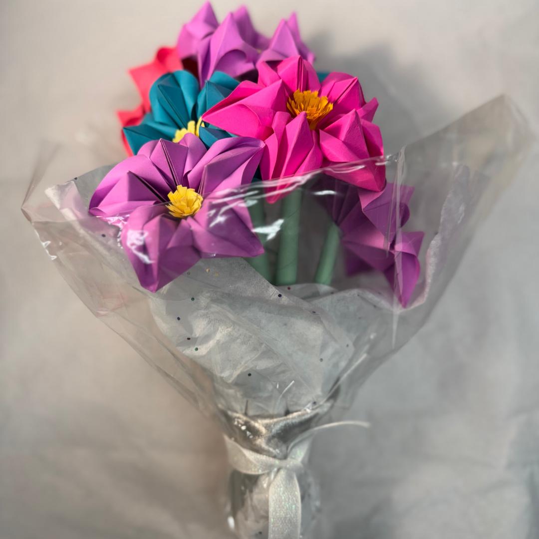 Cotton Candy Bouquet~paper Flowers Bouquet - Etsy