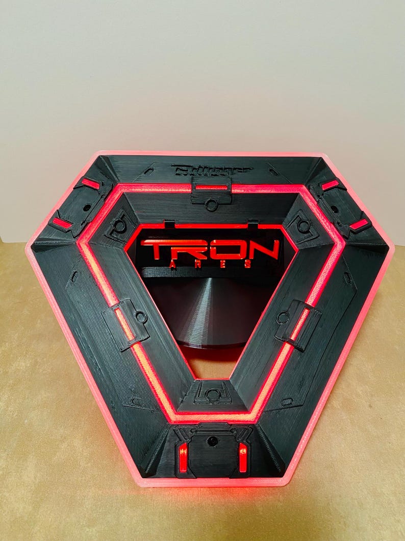 LED Tron Ares Identity Disc V2 / 3D Printed - Etsy