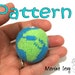 Crocheted Earth Globe Pattern, Blue Planet, Our World - Etsy