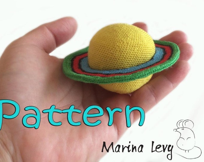 Saturn Crocheted Amigurumi Planet - Etsy